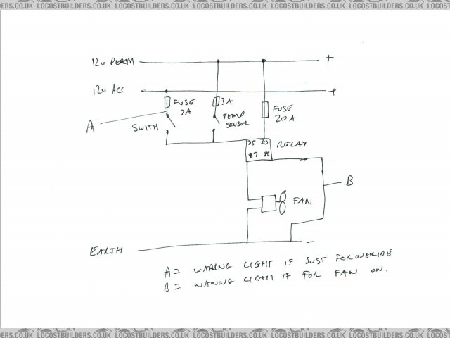 Help wiring in tell tale??