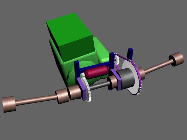 Suitable diff for running upside down and backwards?