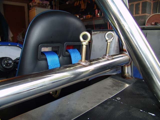 Roll bars and seatbelt mounts